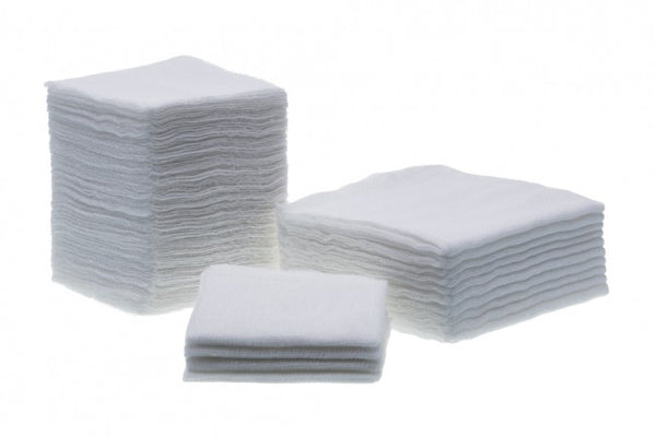 Ideal Care Plain Gauze Swab Folded Edge Mesh Count 19 x 15 (8 PLY ...